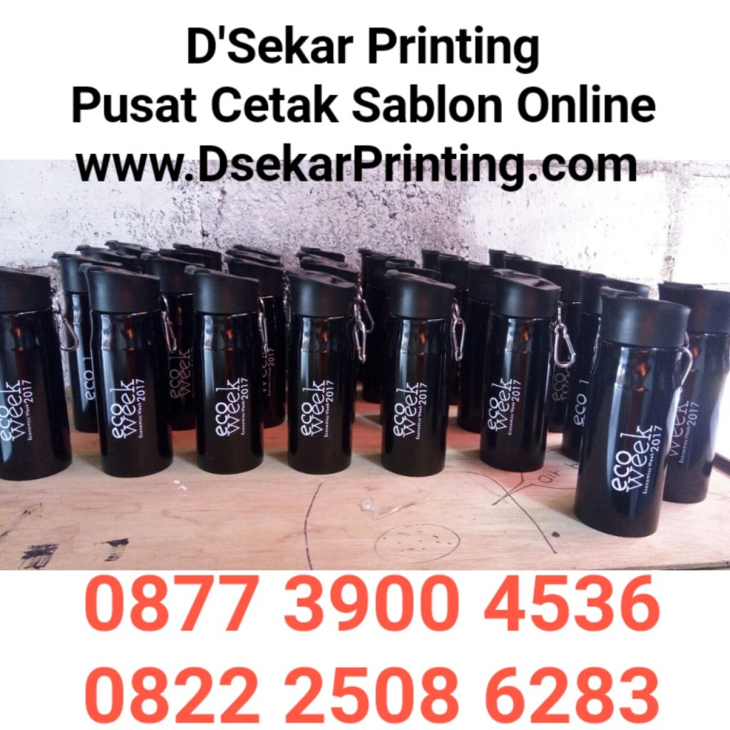 Botol Minum Jazz hitam | Dsekar Printing Cetak Sablon Merchandise