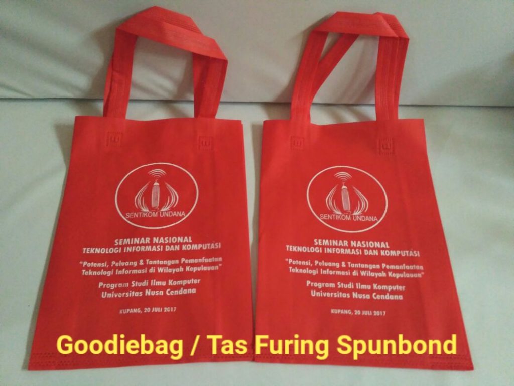 Goodiebag/ Tas Furing Spunbond | Dsekar Printing Cetak Sablon Merchandise